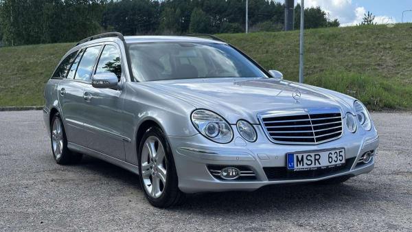 Pelēks Mercedes-Benz E 320 2007 Viļņa, ar dzinēja tilpumu 2.99 L un nobraukumu 350 tūkst. km par 3600 €, foto 1 vietnē AUTOMOTO.COM.LV