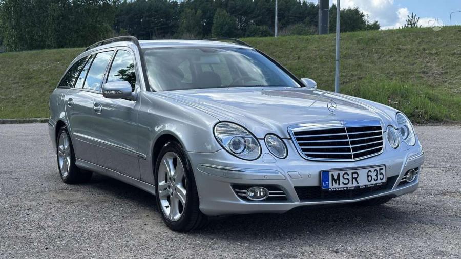 Grey Mercedes-Benz E 320 2007 in Vilnius, with an engine capacity of 2.99 L and mileage of 350 thousand km for 3600 €, photo 1 on AUTOMOTO.COM.LV