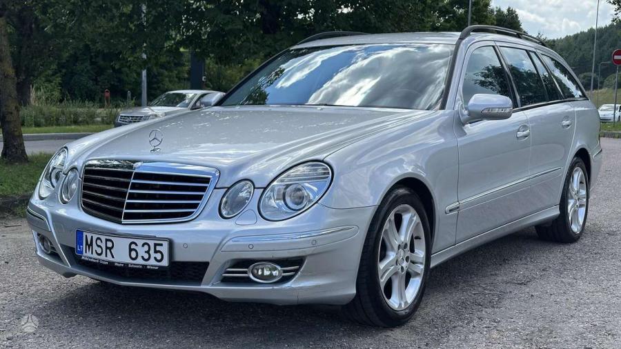 Grey Mercedes-Benz E 320 2007 in Vilnius, with an engine capacity of 2.99 L and mileage of 350 thousand km for 3600 €, photo 4 on AUTOMOTO.COM.LV