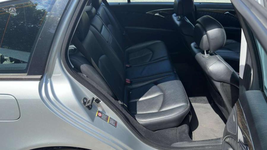 Grey Mercedes-Benz E 320 2007 in Vilnius, with an engine capacity of 2.99 L and mileage of 350 thousand km for 3600 €, photo 16 on AUTOMOTO.COM.LV