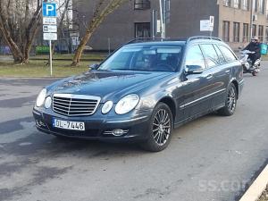 Серый Мерседес Е 320 2008 в Рига, объемом двигателя 3.00 л и пробегом 0 тыс. км за 4990 €, фото  на AUTOMOTO.COM.LV