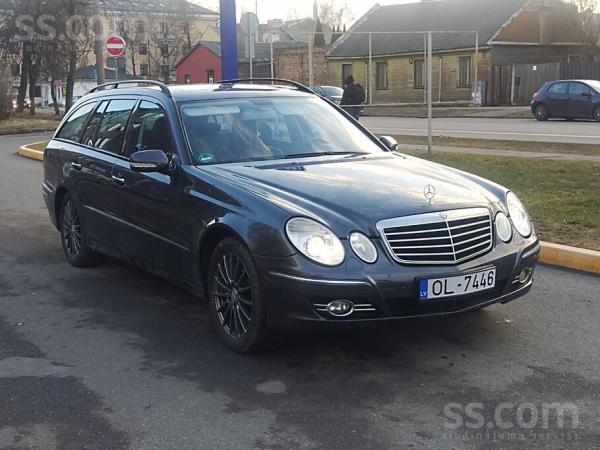 Grey Mercedes-Benz E 320 2008 in Riga, with an engine capacity of 3.00 L and mileage of 0 thousand km for 4990 €, photo 2 on AUTOMOTO.COM.LV