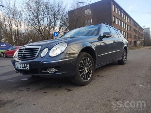 Grey Mercedes-Benz E 320 2008 in Riga, with an engine capacity of 3.00 L and mileage of 0 thousand km for 4990 €, photo 9 on AUTOMOTO.COM.LV