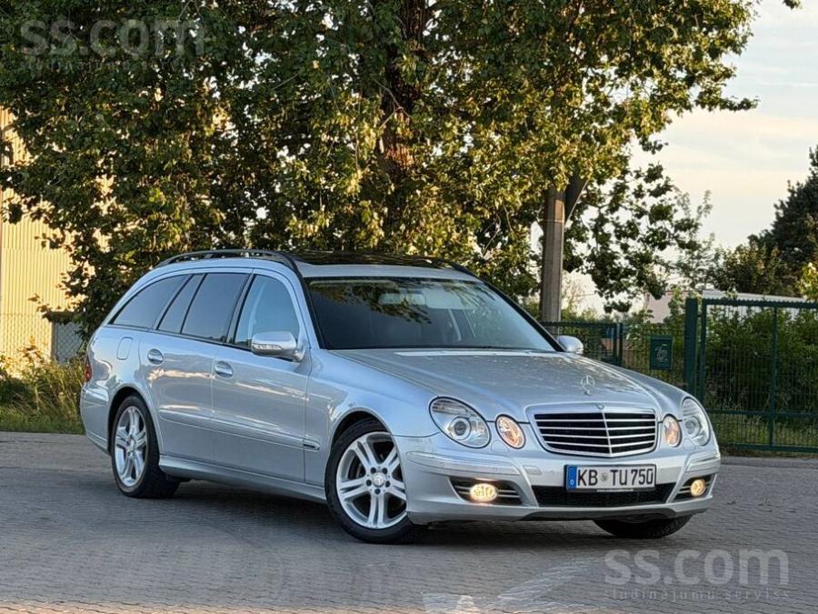 Grey Mercedes-Benz E 320 2008 in Riga, with an engine capacity of 3.00 L and mileage of 0 thousand km for 4350 €, photo 7 on AUTOMOTO.COM.LV
