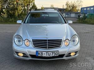 Grey Mercedes-Benz E 320 2008 in Riga, with an engine capacity of 3.00 L and mileage of 0 thousand km for 4350 €, photo 9 on AUTOMOTO.COM.LV