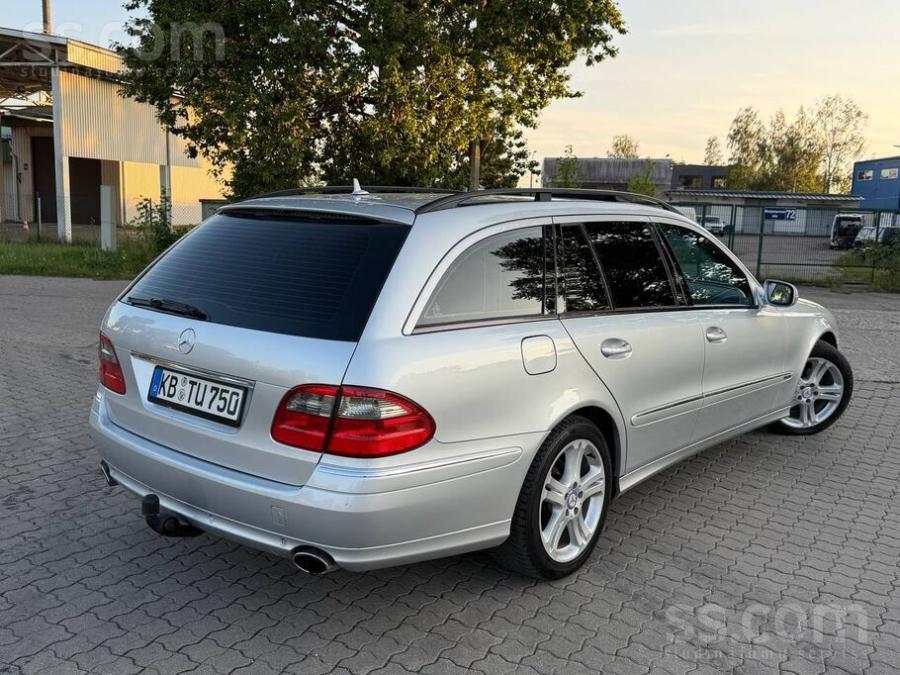 Grey Mercedes-Benz E 320 2008 in Riga, with an engine capacity of 3.00 L and mileage of 0 thousand km for 4350 €, photo 14 on AUTOMOTO.COM.LV
