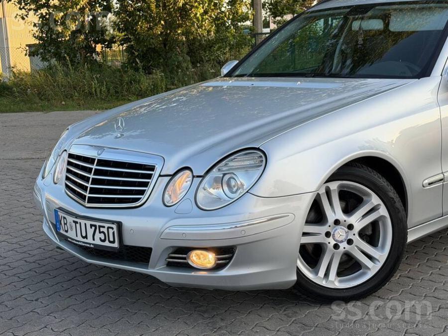 Grey Mercedes-Benz E 320 2008 in Riga, with an engine capacity of 3.00 L and mileage of 0 thousand km for 4350 €, photo 18 on AUTOMOTO.COM.LV