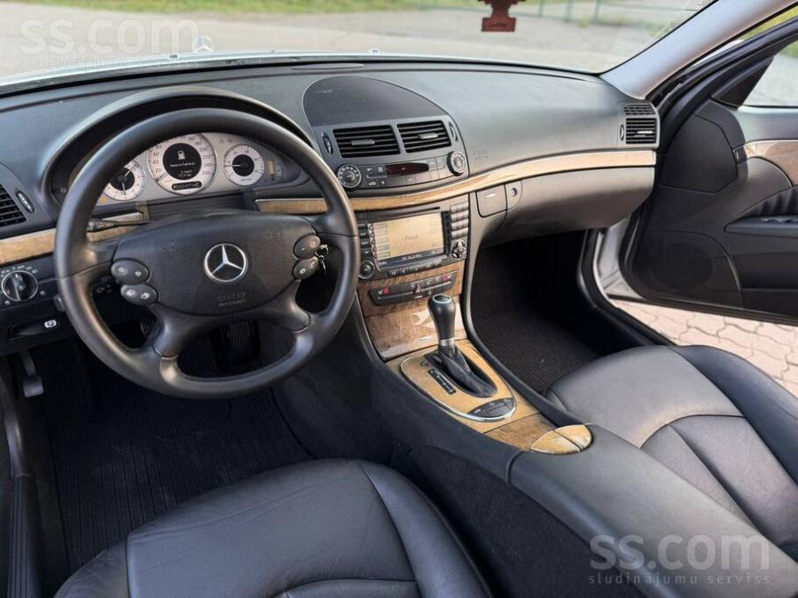 Grey Mercedes-Benz E 320 2008 in Riga, with an engine capacity of 3.00 L and mileage of 0 thousand km for 4350 €, photo 28 on AUTOMOTO.COM.LV