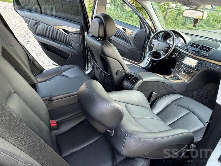 Grey Mercedes-Benz E 320 2008 in Riga, with an engine capacity of 3.00 L and mileage of 0 thousand km for 4350 €, photo 29 on AUTOMOTO.COM.LV