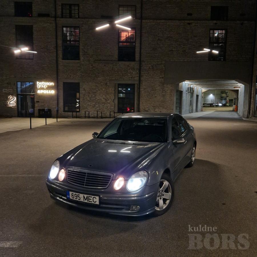 Mercedes-Benz E 320 2004 in Tallinn, with an engine capacity of 3.20 L and mileage of 275 thousand km for 2800 €, photo 4 on AUTOMOTO.COM.LV