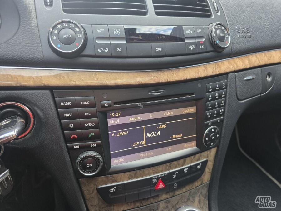 Mercedes-Benz E 320 2008 in Vilnius, with an engine capacity of 3.00 L and mileage of 273 thousand km for 3200 €, photo 19 on AUTOMOTO.COM.LV