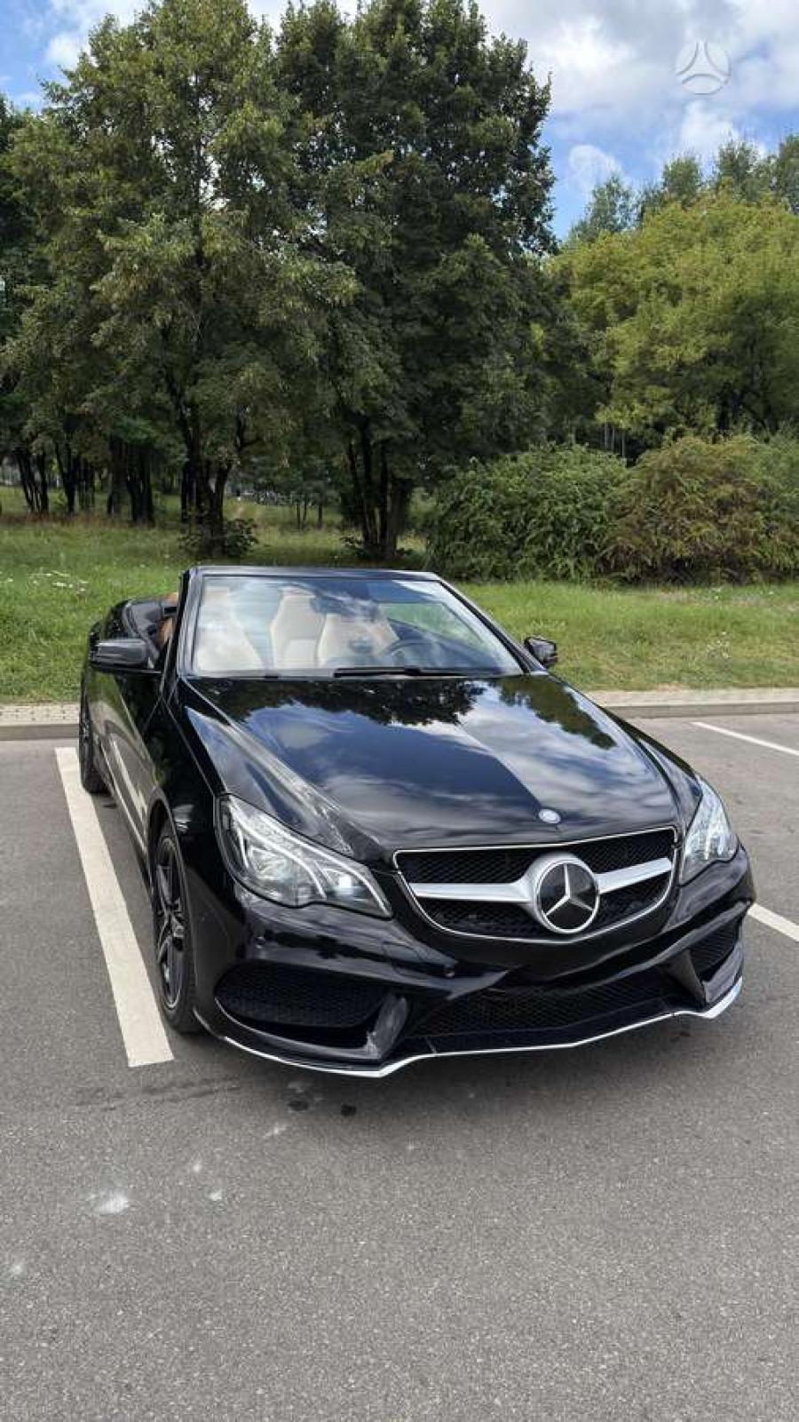 Black Mercedes-Benz E 350 2010 in Kaunas, with an engine capacity of 3.50 L and mileage of 134 thousand km for 9450 €, photo 1 on AUTOMOTO.COM.LV