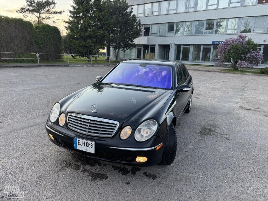 Melns Mercedes-Benz E 350 2006 Viļņa, ar dzinēja tilpumu 3.50 L un nobraukumu 254 tūkst. km par 2900 €, foto 1 vietnē AUTOMOTO.COM.LV
