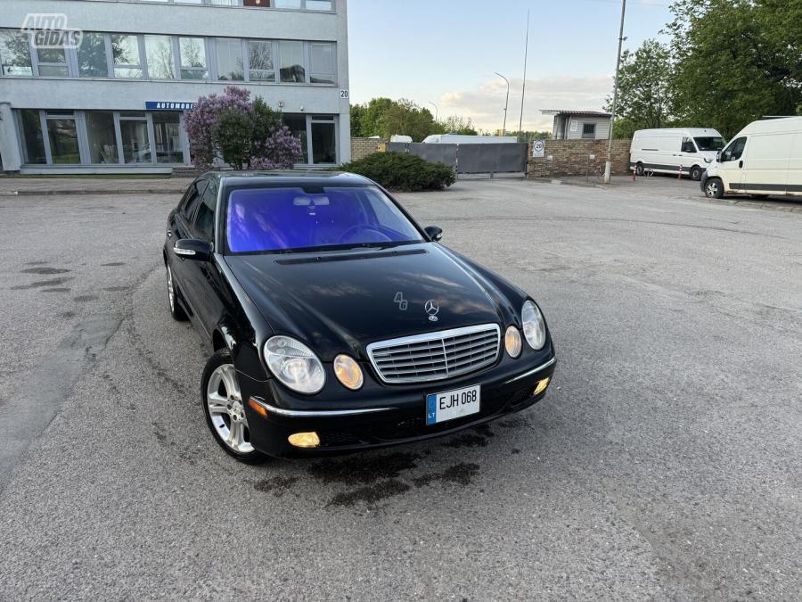 Black Mercedes-Benz E 350 2006 in Vilnius, with an engine capacity of 3.50 L and mileage of 252 thousand km for 2600 €, photo 1 on AUTOMOTO.COM.LV