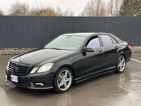 Black Mercedes-Benz E 350 2009 in Kaunas, with an engine capacity of 2.99 L and mileage of 517 thousand km for 6000 €, photo 8 on AUTOMOTO.COM.LV