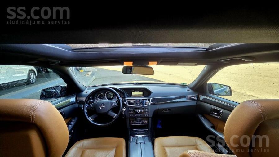 Black Mercedes-Benz E 350 2009 in Riga, with an engine capacity of 3.00 L and mileage of 389 thousand km for 6500 €, photo 15 on AUTOMOTO.COM.LV