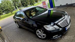 Black Mercedes-Benz E 350 2009 in Riga, with an engine capacity of 3.00 L and mileage of 389 thousand km for 6500 €, photo 20 on AUTOMOTO.COM.LV
