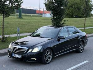 Black Mercedes-Benz E 350 2009 in Vilnius, with an engine capacity of 3.00 L and mileage of 490 thousand km for 5800 €, photo 10 on AUTOMOTO.COM.LV