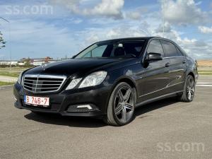Black Mercedes-Benz E 350 2009 in Liepaja, with an engine capacity of 3.00 L and mileage of 277 thousand km for 7800 €, photo  on AUTOMOTO.COM.LV