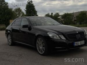 Black Mercedes-Benz E 350 2010 in Ogre, with an engine capacity of 3.00 L and mileage of 264 thousand km for 9000 €, photo  on AUTOMOTO.COM.LV