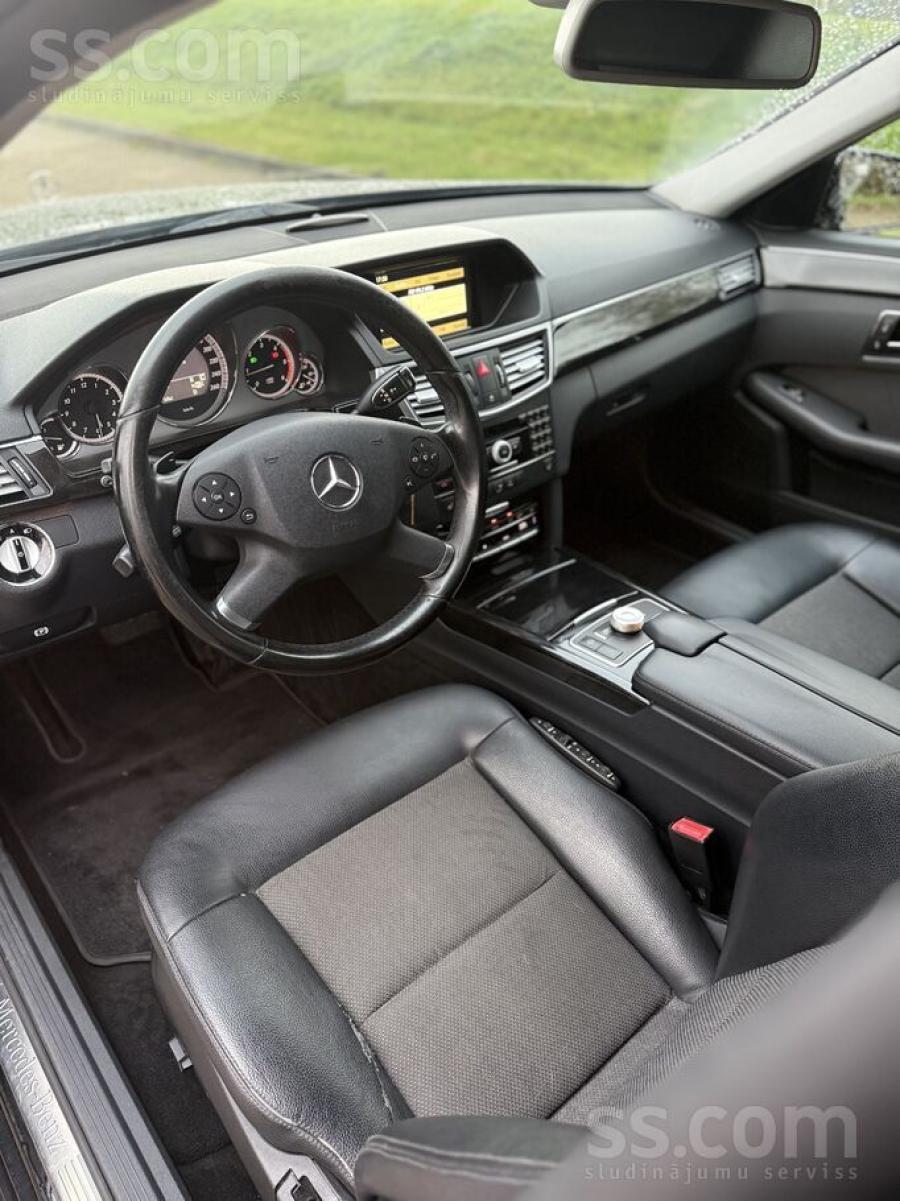 Melns Mercedes-Benz E 350 2010 Ventspils, ar dzinēja tilpumu 3.00 L un nobraukumu 250 tūkst. km par 8250 €, foto 8 vietnē AUTOMOTO.COM.LV