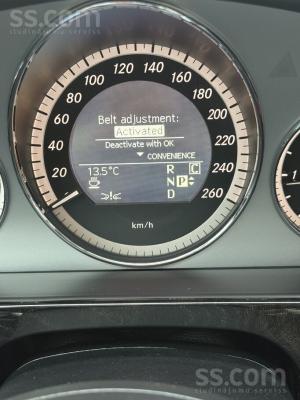 Melns Mercedes-Benz E 350 2010 Ventspils, ar dzinēja tilpumu 3.00 L un nobraukumu 250 tūkst. km par 8250 €, foto 15 vietnē AUTOMOTO.COM.LV