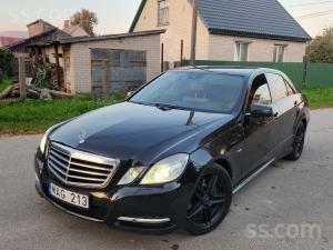 Black Mercedes-Benz E 350 2011 in Daugavpils, with an engine capacity of 3.00 L and mileage of 385 thousand km for 6150 €, photo  on AUTOMOTO.COM.LV