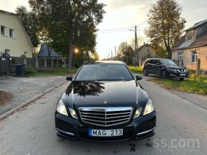 Black Mercedes-Benz E 350 2011 in Daugavpils, with an engine capacity of 3.00 L and mileage of 385 thousand km for 6750 €, photo 6 on AUTOMOTO.COM.LV