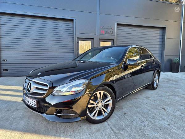 Black Mercedes-Benz E 350 2014 in Utena, with an engine capacity of 3.50 L and mileage of 175 thousand km for 11990 €, photo 1 on AUTOMOTO.COM.LV