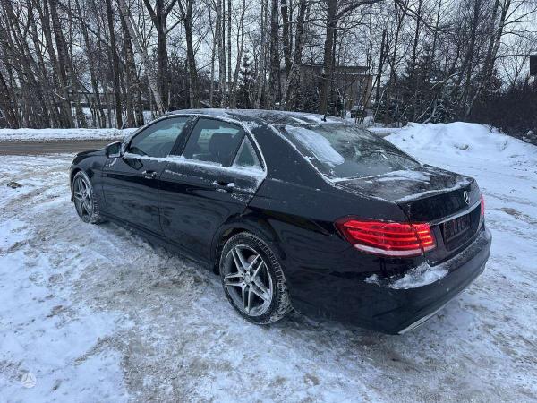 Black Mercedes-Benz E 350 2014 in Vilnius, with an engine capacity of 3.00 L and mileage of 196 thousand km for 9850 €, photo 2 on AUTOMOTO.COM.LV