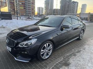 Black Mercedes-Benz E 350 2014 in Kaunas, with an engine capacity of 3.50 L and mileage of 141 thousand km for 11900 €, photo  on AUTOMOTO.COM.LV