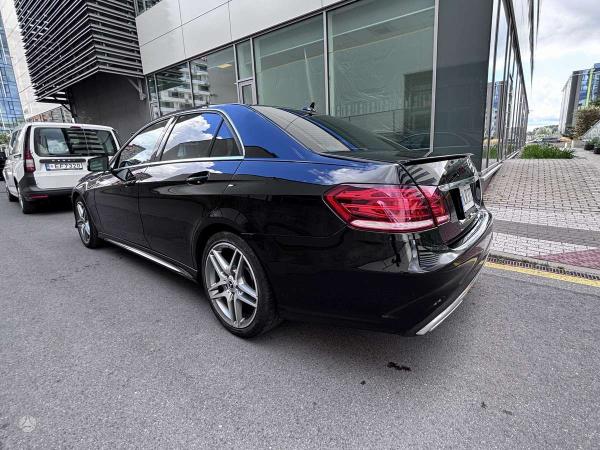 Black Mercedes-Benz E 350 2014 in Vilnius, with an engine capacity of 3.50 L and mileage of 196 thousand km for 12500 €, photo 5 on AUTOMOTO.COM.LV