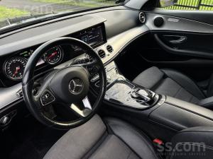 Black Mercedes-Benz E 350 2018 in Valka, with an engine capacity of 2.00 L and mileage of 169 thousand km for 18900 €, photo 12 on AUTOMOTO.COM.LV