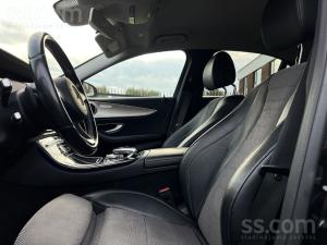 Black Mercedes-Benz E 350 2018 in Valka, with an engine capacity of 2.00 L and mileage of 169 thousand km for 18900 €, photo 14 on AUTOMOTO.COM.LV