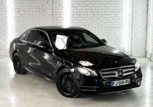 Black Mercedes-Benz E 350 2019 in Taurage, with an engine capacity of 1.99 L and mileage of 213 thousand km for 19118 €, photo 12 on AUTOMOTO.COM.LV