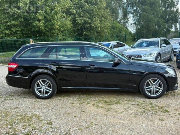 Black Mercedes-Benz E 350 2009 in Kuldiga, with an engine capacity of 3.00 L and mileage of 598 thousand km for 4590 €, photo 6 on AUTOMOTO.COM.LV