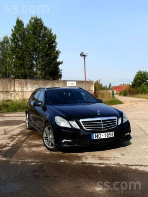 Black Mercedes-Benz E 350 2009 in Daugavpils, with an engine capacity of 3.00 L and mileage of 345 thousand km for 8300 €, photo 3 on AUTOMOTO.COM.LV