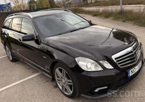 Black Mercedes-Benz E 350 2009 in Daugavpils, with an engine capacity of 3.00 L and mileage of 345 thousand km for 8100 €, photo  on AUTOMOTO.COM.LV