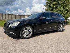 Black Mercedes-Benz E 350 2010 in Aizkraukle, with an engine capacity of 3.00 L and mileage of 277 thousand km for 7000 €, photo 7 on AUTOMOTO.COM.LV