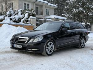 Black Mercedes-Benz E 350 2011 in Vilnius, with an engine capacity of 3.49 L and mileage of 385 thousand km for 5750 €, photo  on AUTOMOTO.COM.LV
