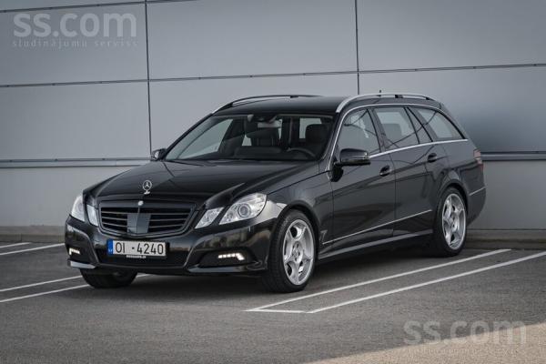 Black Mercedes-Benz E 350 2011 in Riga, with an engine capacity of 3.00 L and mileage of 241 thousand km for 10500 €, photo 1 on AUTOMOTO.COM.LV
