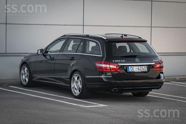Black Mercedes-Benz E 350 2011 in Riga, with an engine capacity of 3.00 L and mileage of 241 thousand km for 10500 €, photo 7 on AUTOMOTO.COM.LV