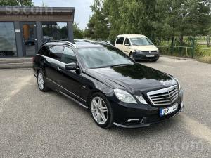 Черный Мерседес E 350 2011 в Валмиера, объемом двигателя 3.00 л и пробегом 370 тыс. км за 8300 €, фото  на AUTOMOTO.COM.LV