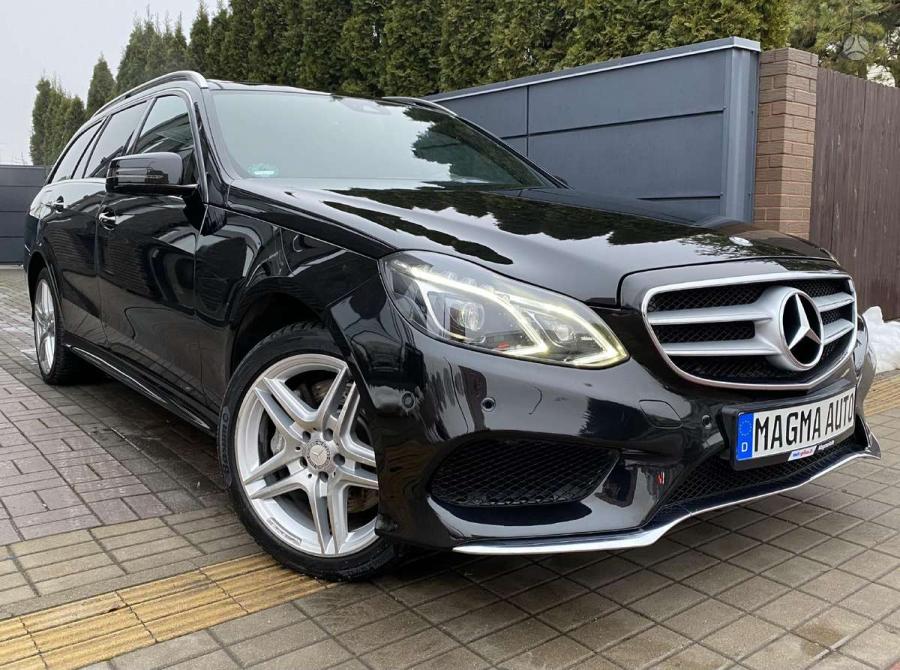 Black Mercedes-Benz E 350 2013 in Marijampole, with an engine capacity of 2.99 L and mileage of 276 thousand km for 11999 €, photo 7 on AUTOMOTO.COM.LV