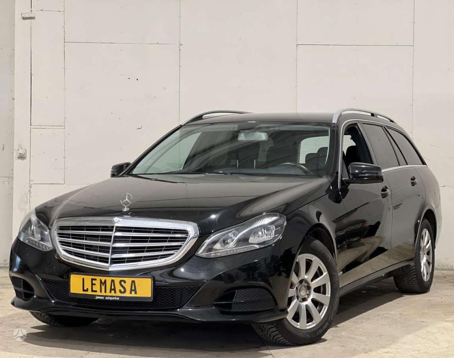 Black Mercedes-Benz E 350 2013 in Klaipeda, with an engine capacity of 2.99 L and mileage of 198 thousand km for 8888 €, photo 1 on AUTOMOTO.COM.LV