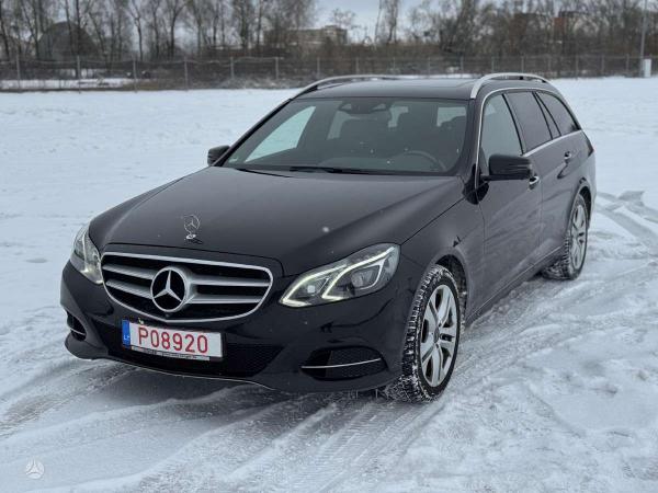 Black Mercedes-Benz E 350 2014 in Marijampole, with an engine capacity of 2.99 L and mileage of 320 thousand km for 9100 €, photo 1 on AUTOMOTO.COM.LV