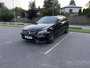 Black Mercedes-Benz E 350 2014 in Riga, with an engine capacity of 3.00 L and mileage of 0 thousand km for 13500 €, photo  on AUTOMOTO.COM.LV