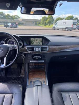 Black Mercedes-Benz E 350 2014 in Kaunas, with an engine capacity of 2.99 L and mileage of 370 thousand km for 8950 €, photo 13 on AUTOMOTO.COM.LV