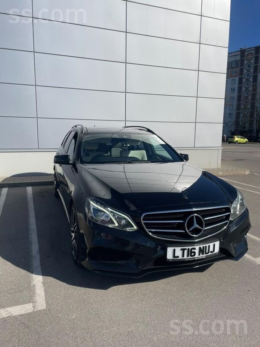 Melns Mercedes-Benz E 350 2016 Rīga, ar dzinēja tilpumu 3.00 L un nobraukumu 300 tūkst. km par 8500 €, foto 1 vietnē AUTOMOTO.COM.LV