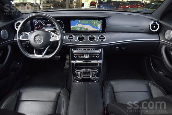 Black Mercedes-Benz E 350 2017 in Riga, with an engine capacity of 3.00 L and mileage of 171 thousand km for 22500 €, photo 4 on AUTOMOTO.COM.LV